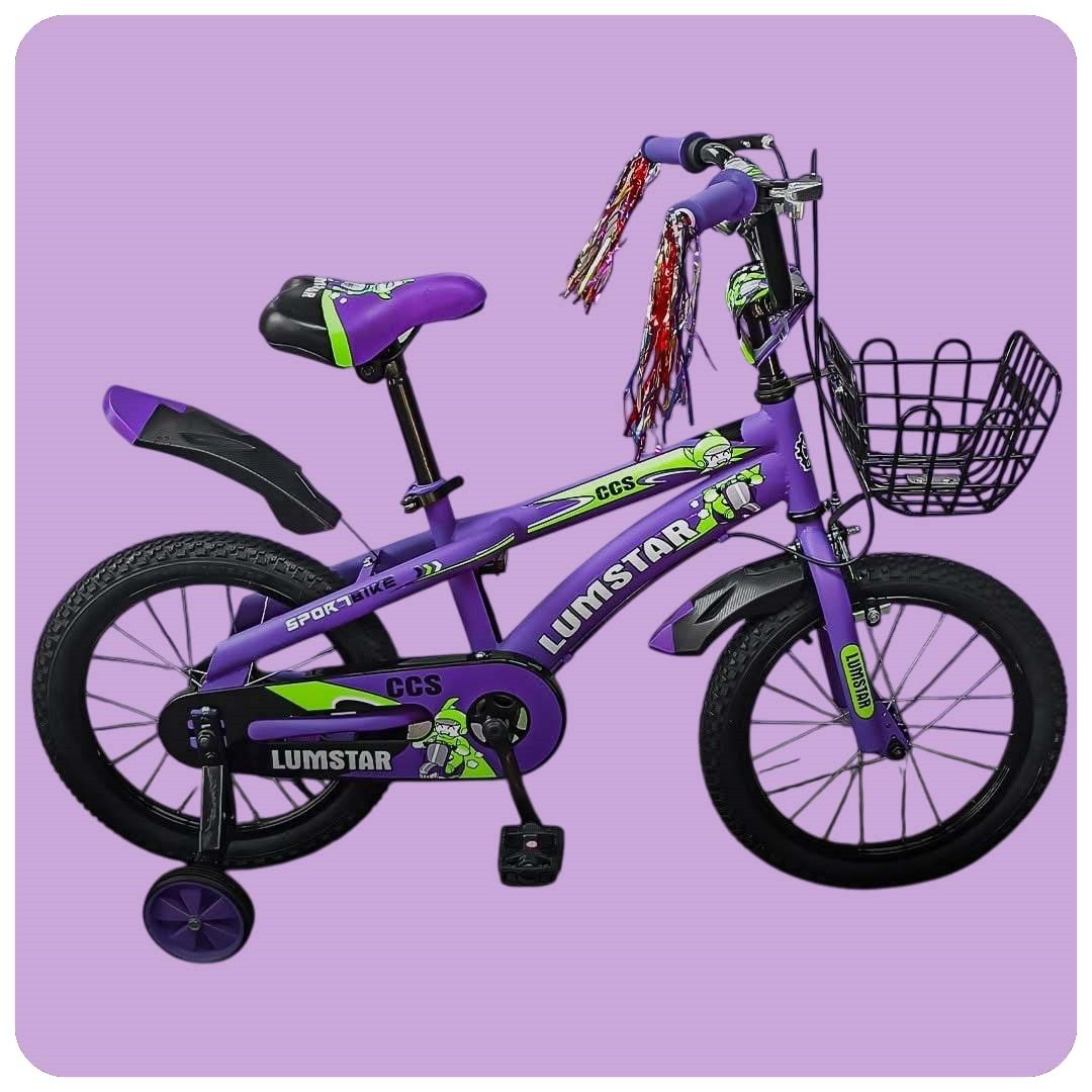 Lumstar CCS 16" Kids Bicycle with Basket & Training Wheels